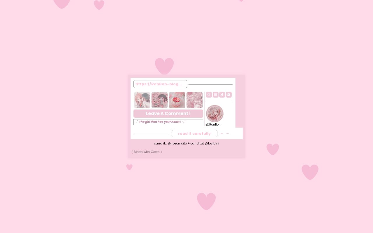 Ronnie's first card 2.0